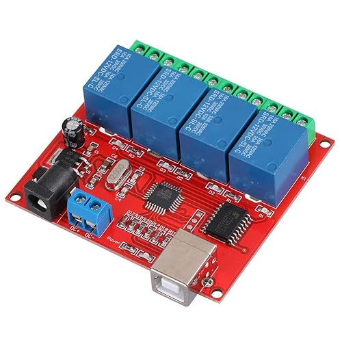 4-Channel 12V USB Control Switch Relay Module, Relay Board Computer ...