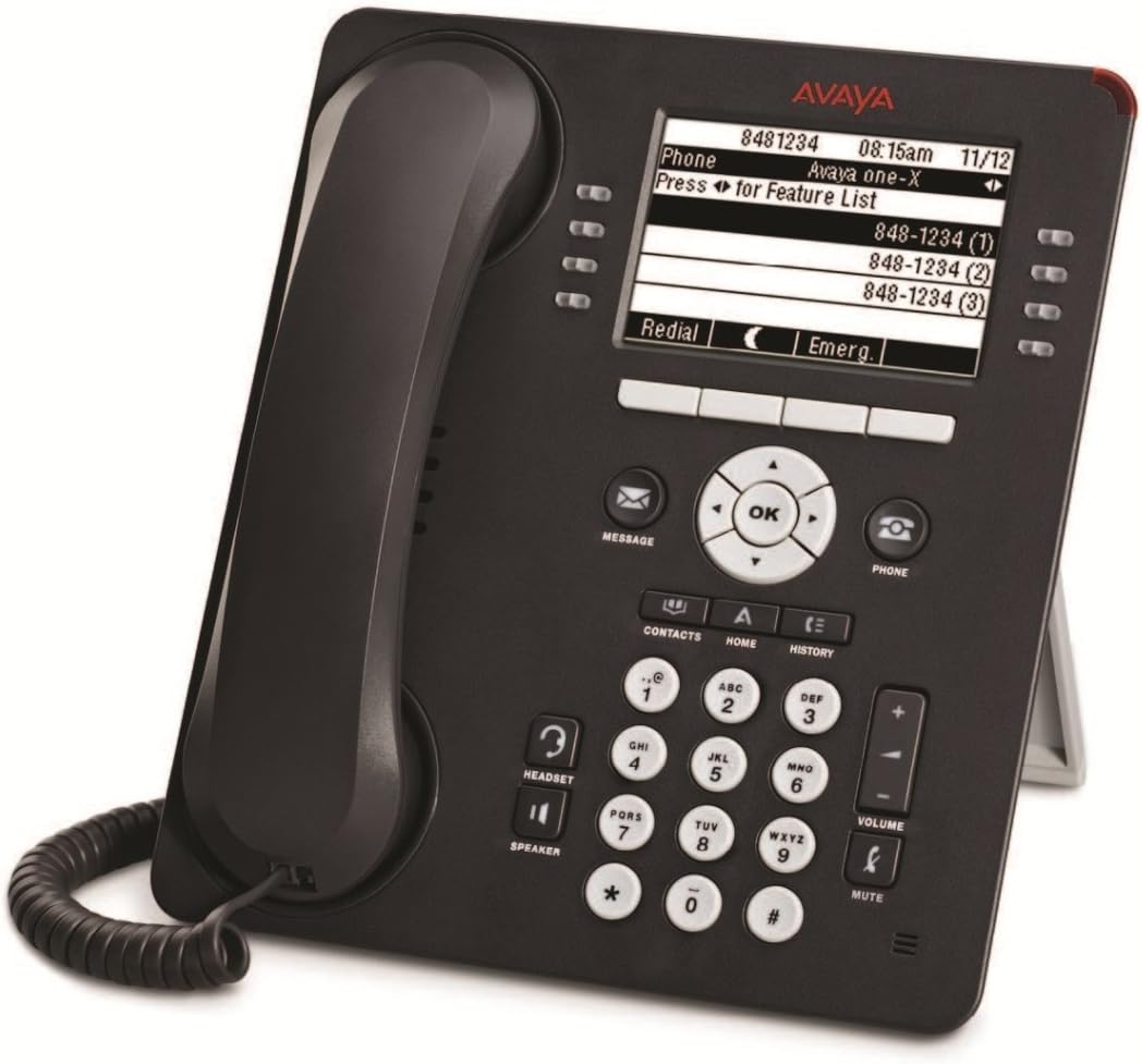 Avaya 9611G GLOBAL Desk Phone - Black: Amazon.co.uk: Electronics