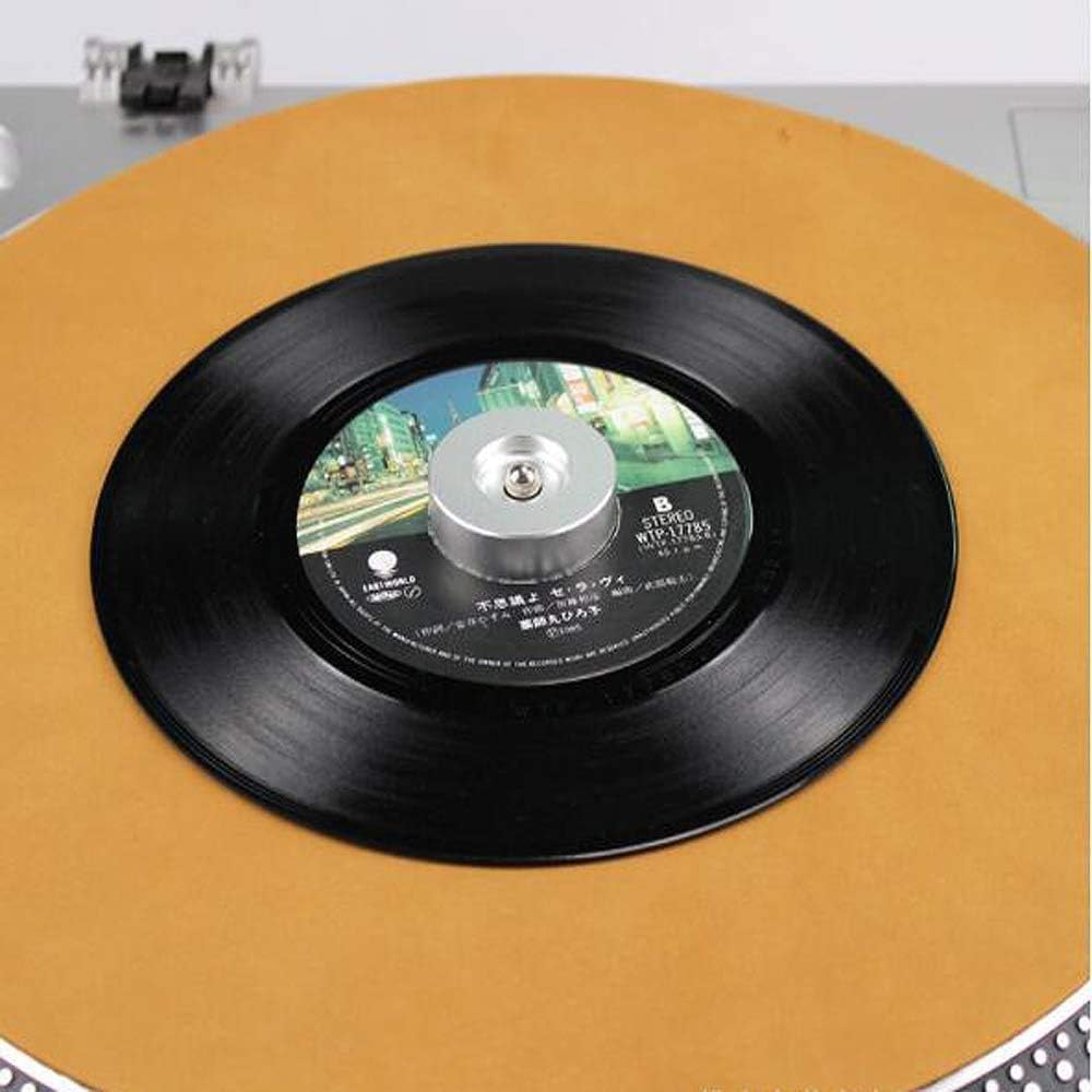 45 RPM 7″ Spindle Adaptor Aluminium Record Centre Jukebox Hole Spindle ...