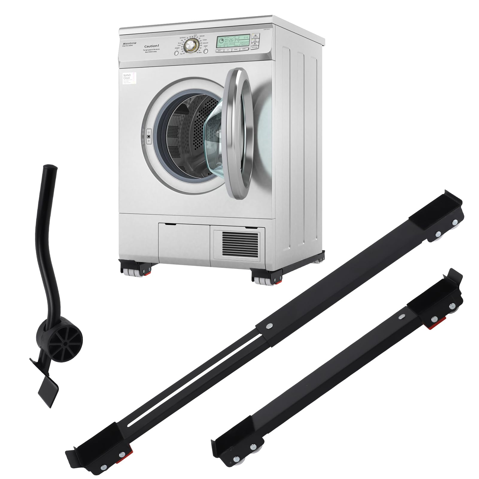 Appliance Rollers, Furniture Washing Machine Dolly, Extendable ...