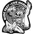 Amazon.com: Patch Force Ride Fast Live Hard Pin Up Girl Patch - 4.5 X 4 Inch Iron on Sew on P3042
