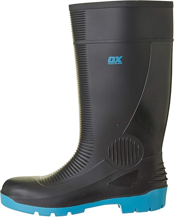 OX Safety Wellington Boot - Heavy Duty Safety Boot - Steel Toe Cap ...