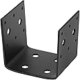 Amazon.com: eoere 4 PCS Black Half Post Base, Fit 4 x 4 Post Anchor ...
