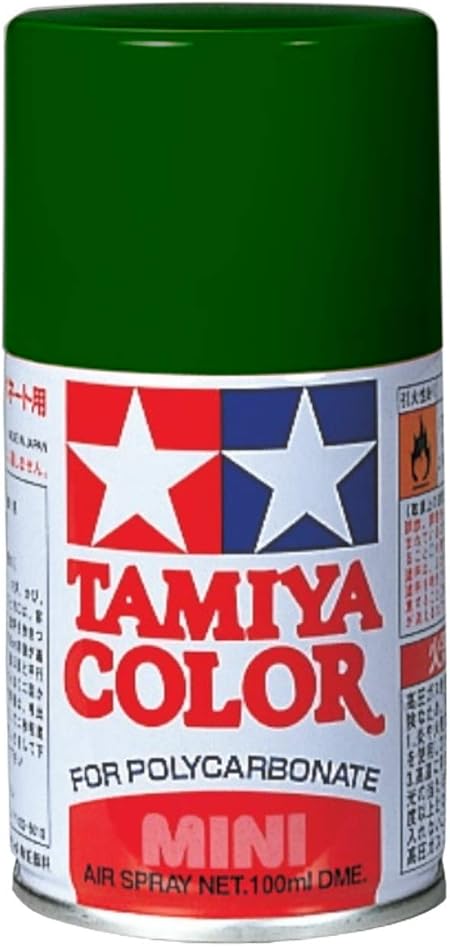 Tamiya PS-22 Polycarbonate Spray Paint 100ml Can Racing Green For Clear ...