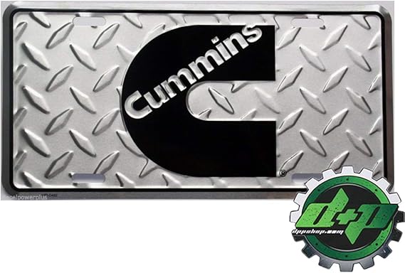 Dodge Cummins Diesel License Plate Tag Injectors Engine Sign Decal ...