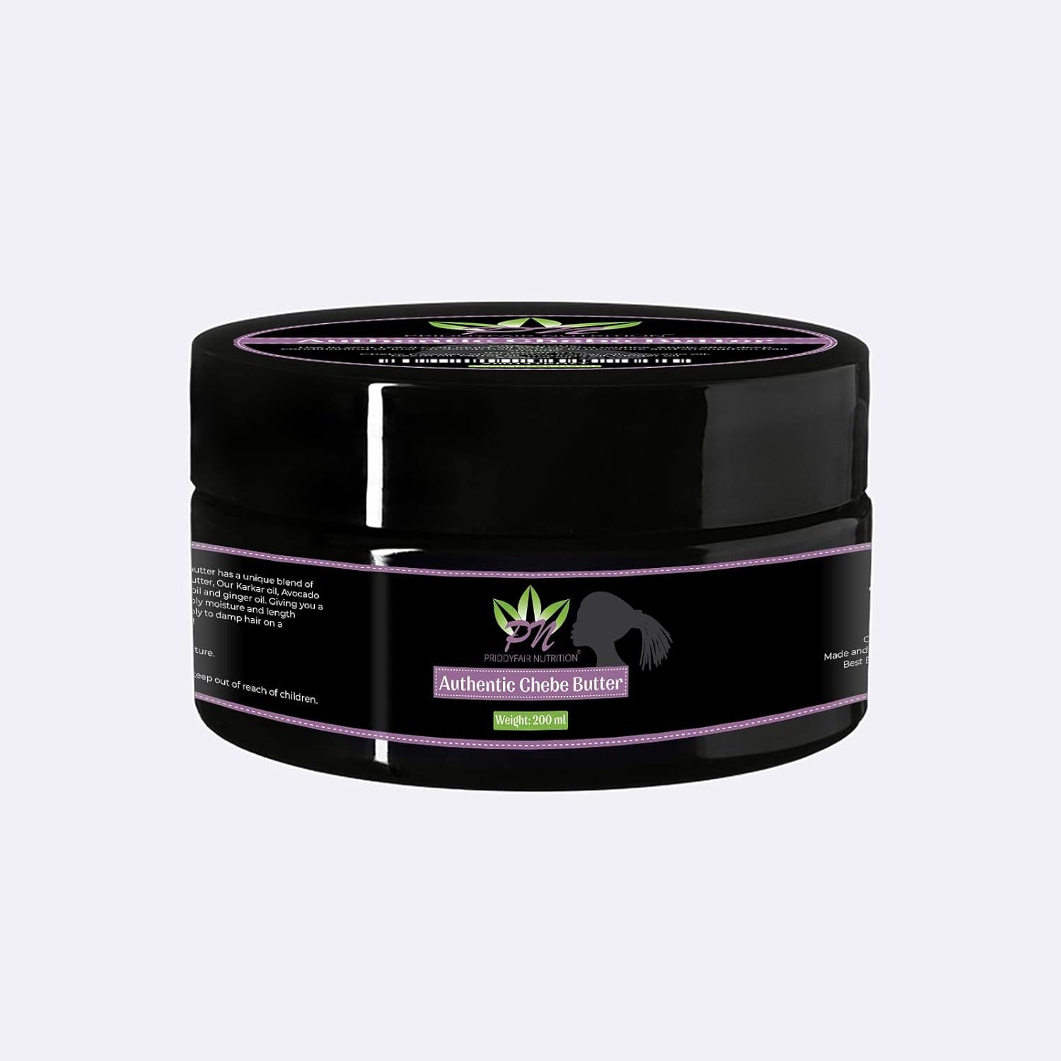 Authentic Chebe Butter for Hair Growth Retention 200ml : Made with 100% ...