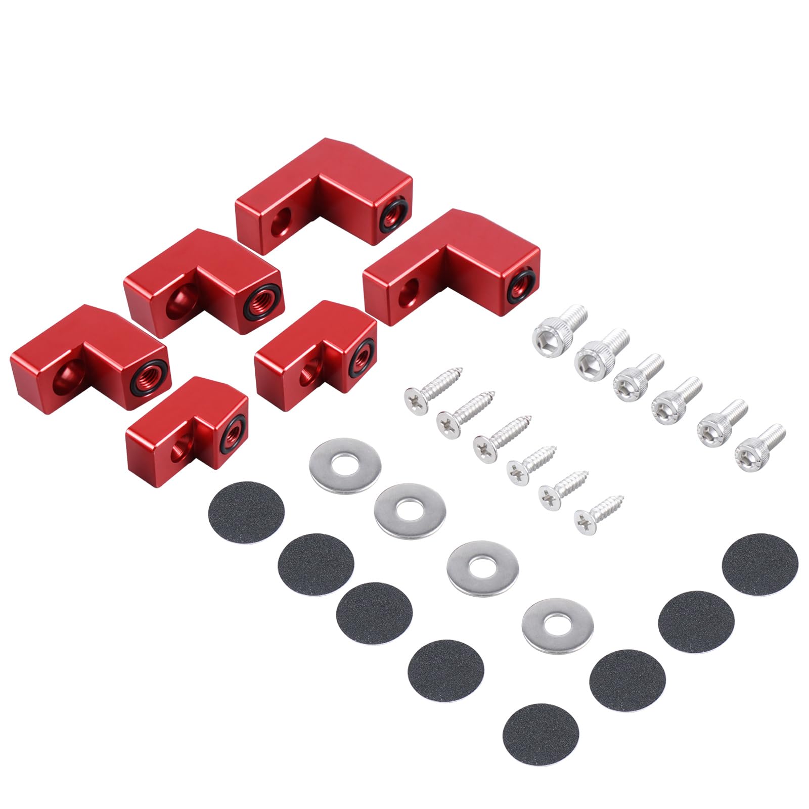 Bevinsee Wing Spoiler Riser Extender Kit Bolt-on Type Compatible with ...
