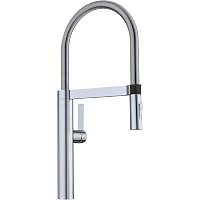 BLANCO, Satin Nickel 441332 CULINA Semi-Pro Kitchen Faucet with ...