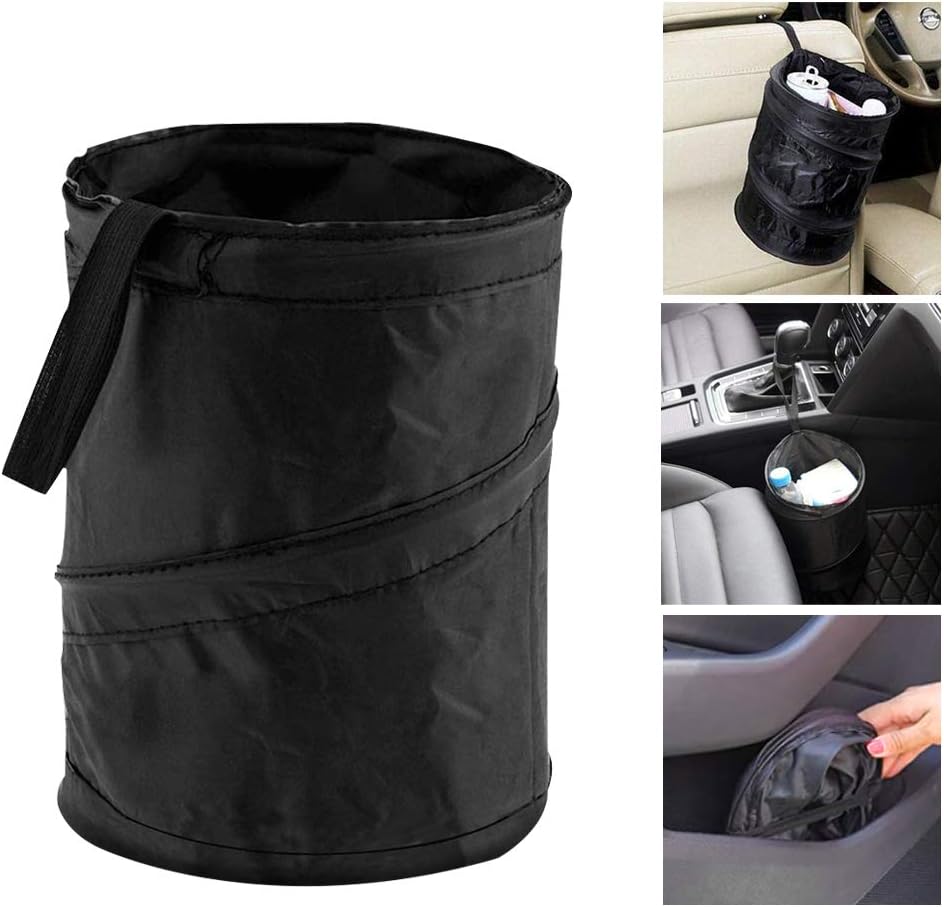 Guokoo Black Compact Mini Collapsible Car Bin – BigaMart