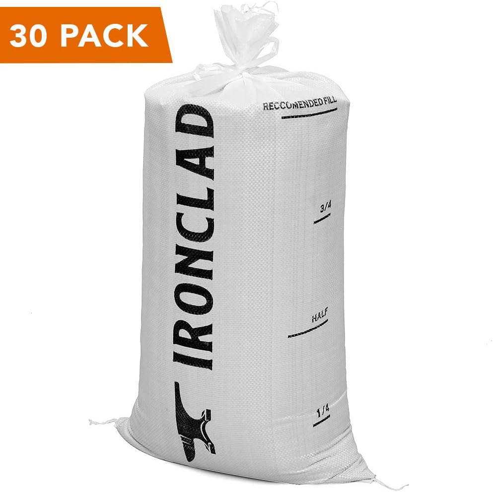 Amazon.com: Ironclad Supply Emergency Sand Bags - Heavy Duty Sand Bags ...