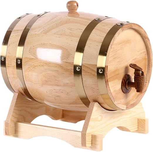 Wine Oak Barrel Mini Barrel Mini Alcohol Beer Barrel Oak Barrel 1.5L ...