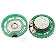 Amazon.com: uxcell 2Pcs 8 Ohm 0.25W 27mm Dia External Magnet Mini Loudspeaker Horn Green ...