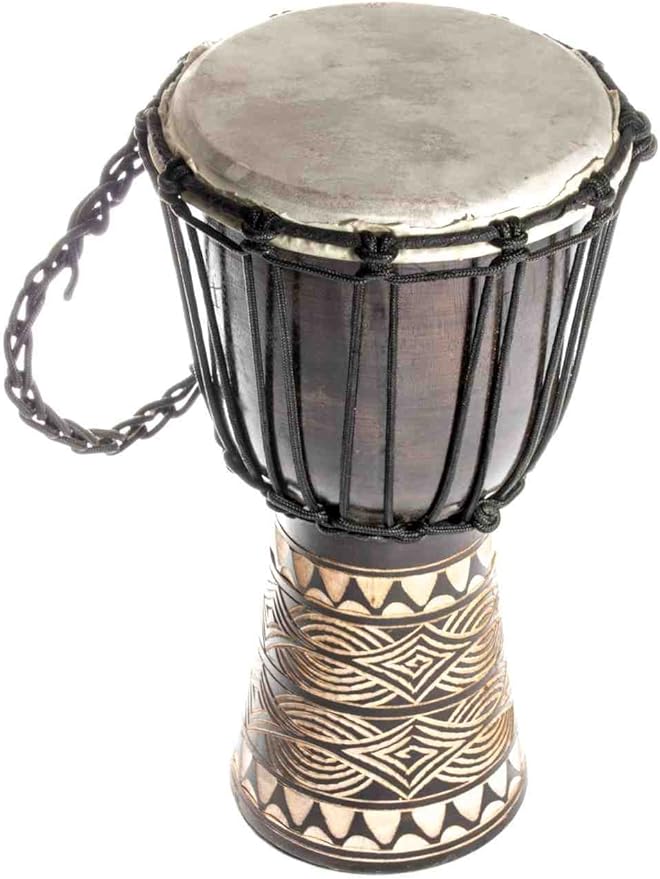 30cm profesional Djembe Bongo Tambor Yembe Drum A1: Amazon.es ...