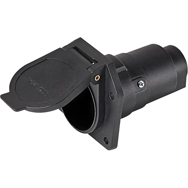 Australian 7 Pin Flat Male Trailer Socket Connector Adapter Australian ...