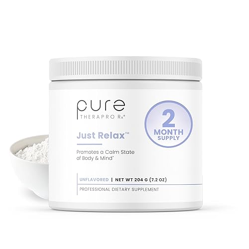 Pure Therapro Rx Just Relax Unflavored - 60 Servings | Supports Relaxed ...