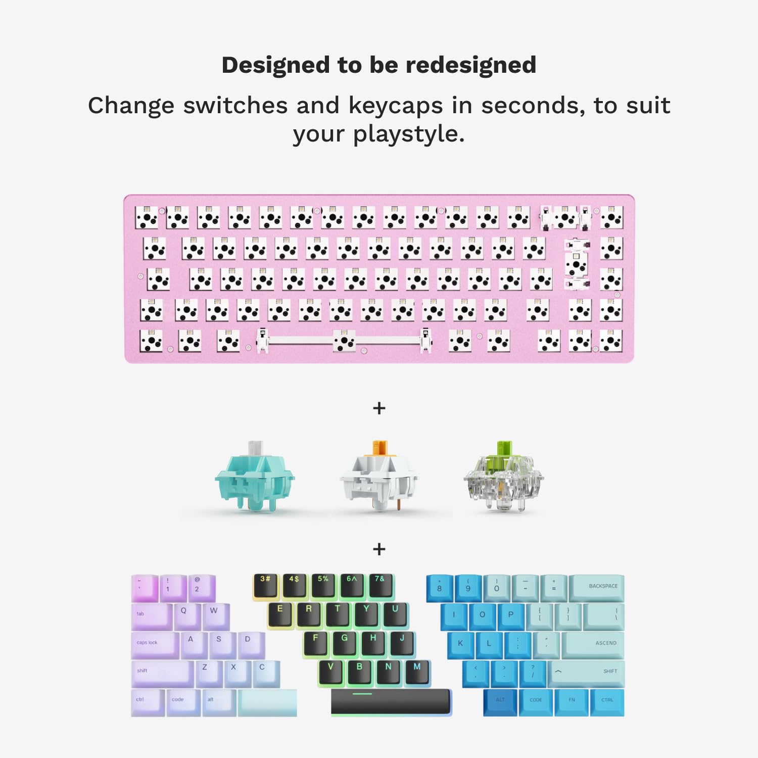 Mua Glorious Gaming GMMK 2- Pink Gaming Keyboard - TKL Mechanical ...