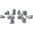 Amazon.com: Warmtree 10Pcs Diorama Rocks Fake Rock Miniature Stone Rock ...