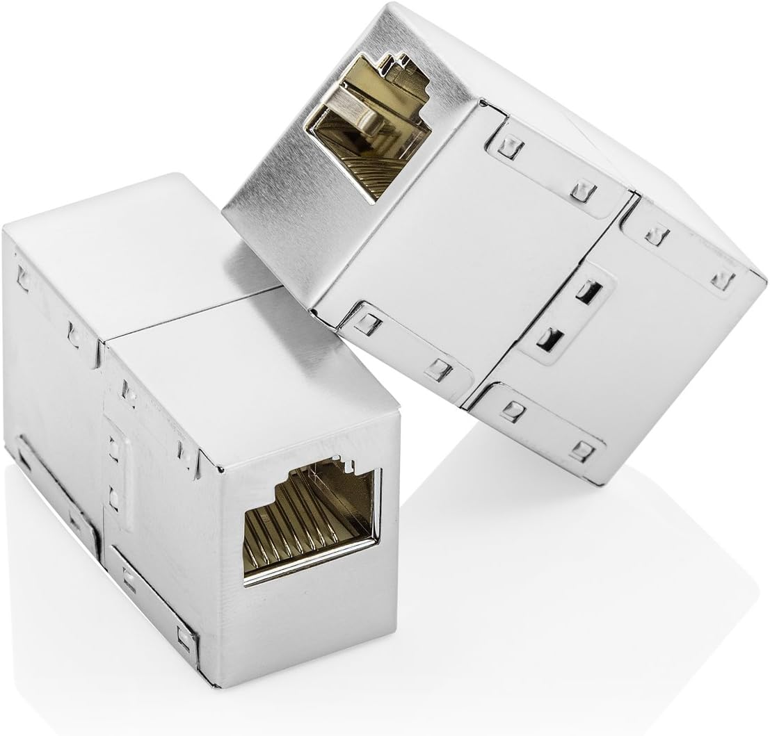 deleyCON 6x CAT6 RJ45 Connector Network Cable Patch Cable Ethernet ...