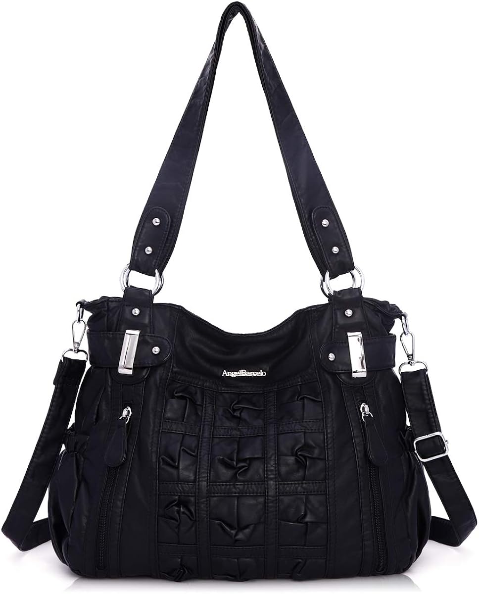 Amazon.com: Angel Barcelo Womens Fashion Handbags Purse Shoulder Bags ...