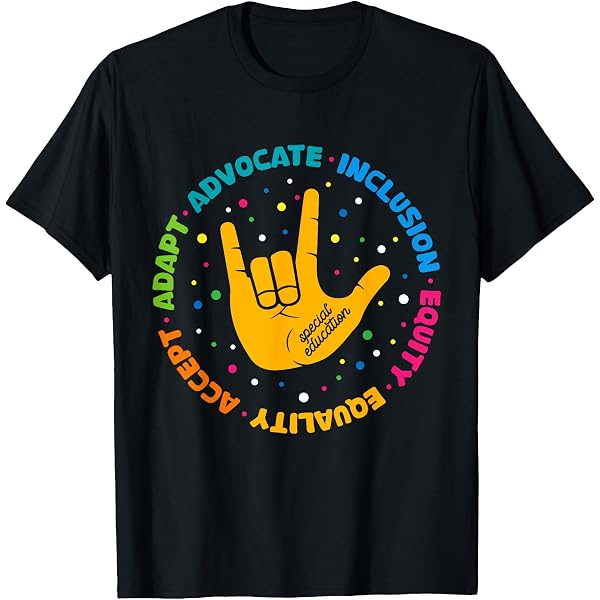 Camisetas De Educación Especial Camiseta De Inclusión Camisas De