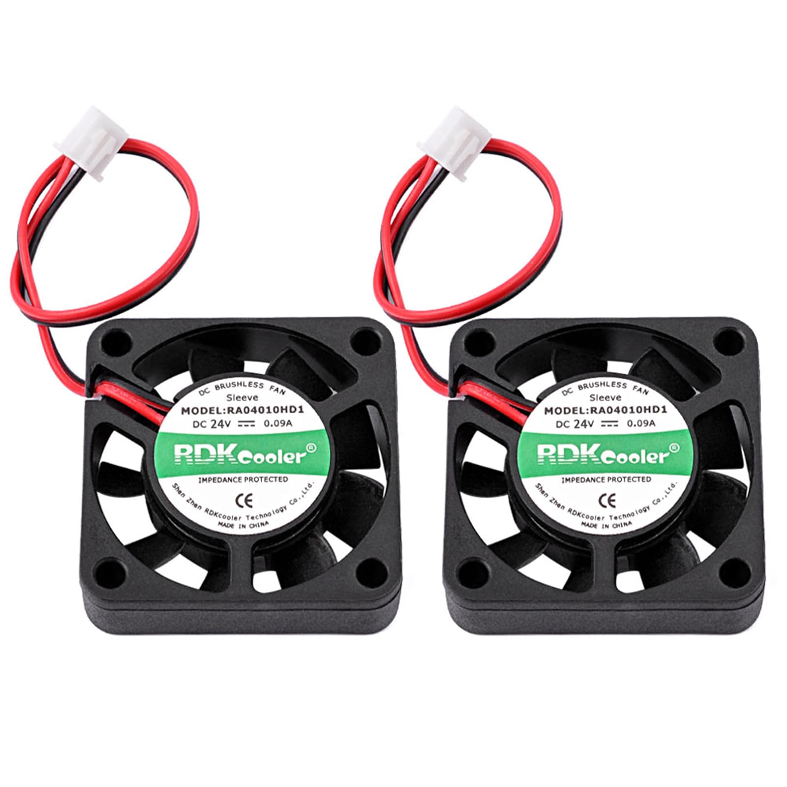 UCEC 40mm Fan DC 24V Small Brushless Cooling 4010 Axial Fan 40x40x10MM ...