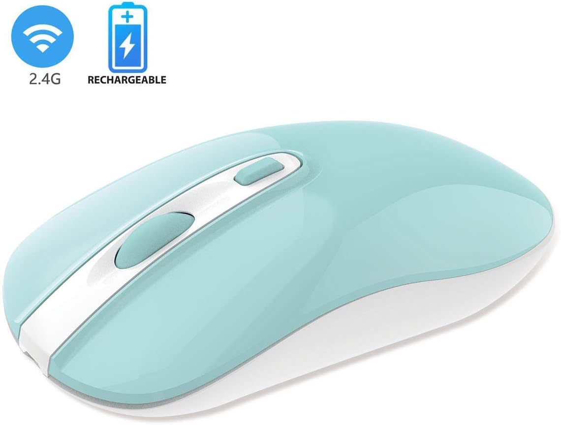 Rechargeable Wireless Mouse, cimetech 2.4G Computer Mouse Wireless ...