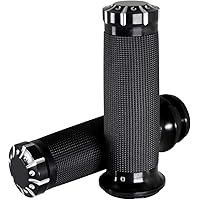 Amazon.com: HDBUBALUS 1" Electronic Throttle Control Grips Black ...