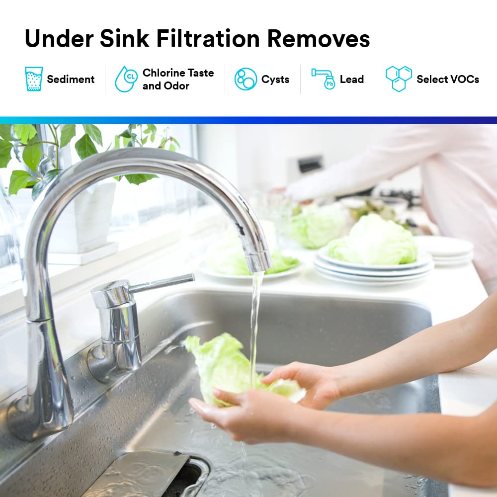 Mua 3M Aqua-Pure Under Sink Full Flow Drinking Water Filter System ...