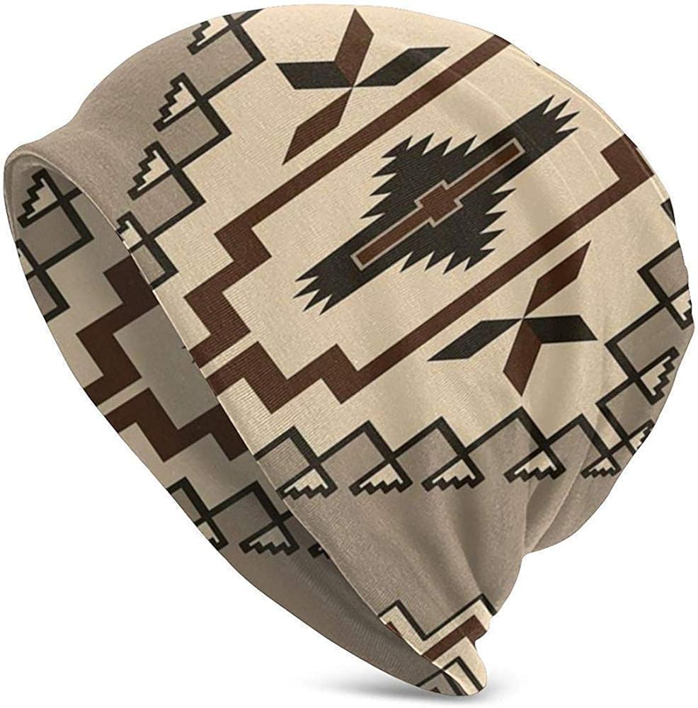 Unisex Beanie Caps Geometric Primitive Native American Adult ...