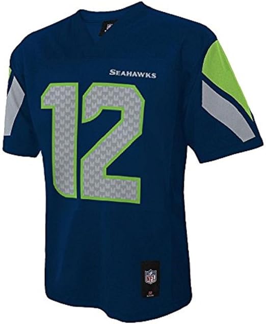 Outerstuff Seattle Seahawks Youth 12th Man Navy Jersey: Amazon.ca ...