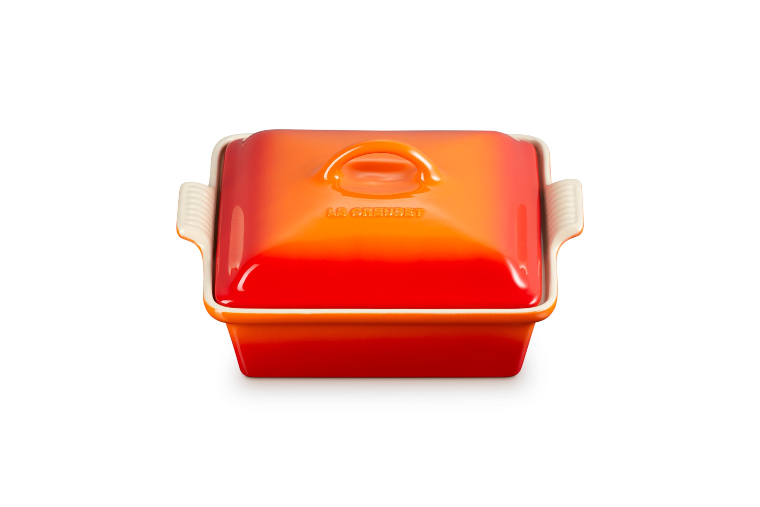 Le Creuset Stoneware Heritage Shallow Square Casserole?, 2qt. (9 ...