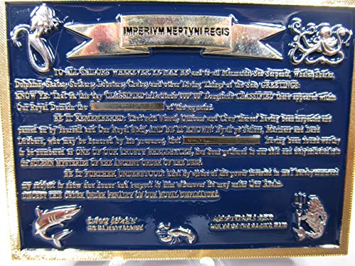 Buy Shellback Crossing The Line Crossing The King Equator Ceremonial ...