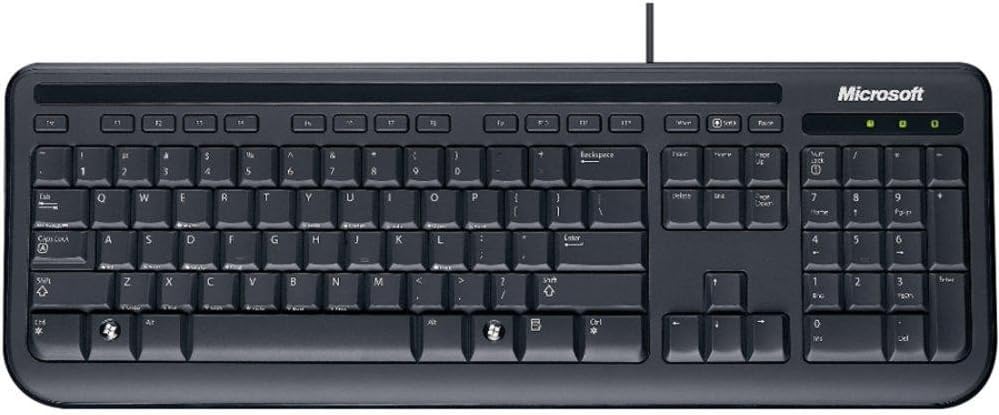 Microsoft Wired Keyboard 400 Black OEM PC/Mac, Keyboard: Amazon.co.uk ...