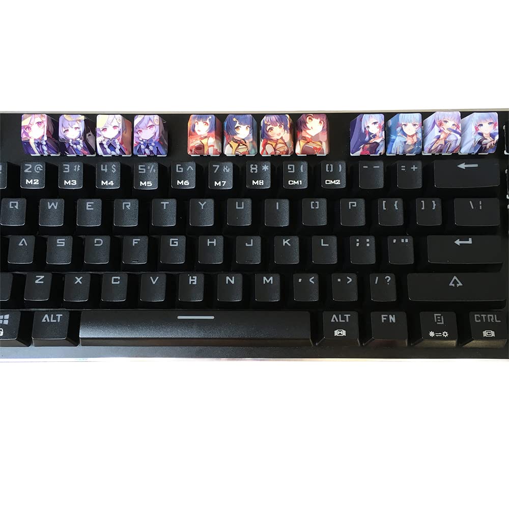 Mua Benemate 12 keycap Set, 5-side Dye-subbed PBT R4 Keycaps, DIY ...