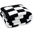 Amazon.com: Carriediosa Ultra Soft Checkered Throw Blanket Microfiber Fuzzy Fluffy Checkerboard ...