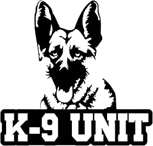 K-9 Dog Wall Decal K9 Unit Police Animal Pets Poster Vinyl Sticker Home ...