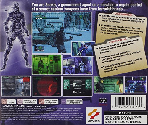 Купить Metal Gear Solid в интернет-магазине Amazon с доставкой из США ...
