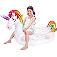 Amazon.com: JOYIN Unicorn Pool Float Kids - Inflatable Rainbow Unicorn ...