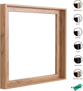 Amazon.com: Square Floater Frames for Canvas Paintings 14x14 | Floater ...