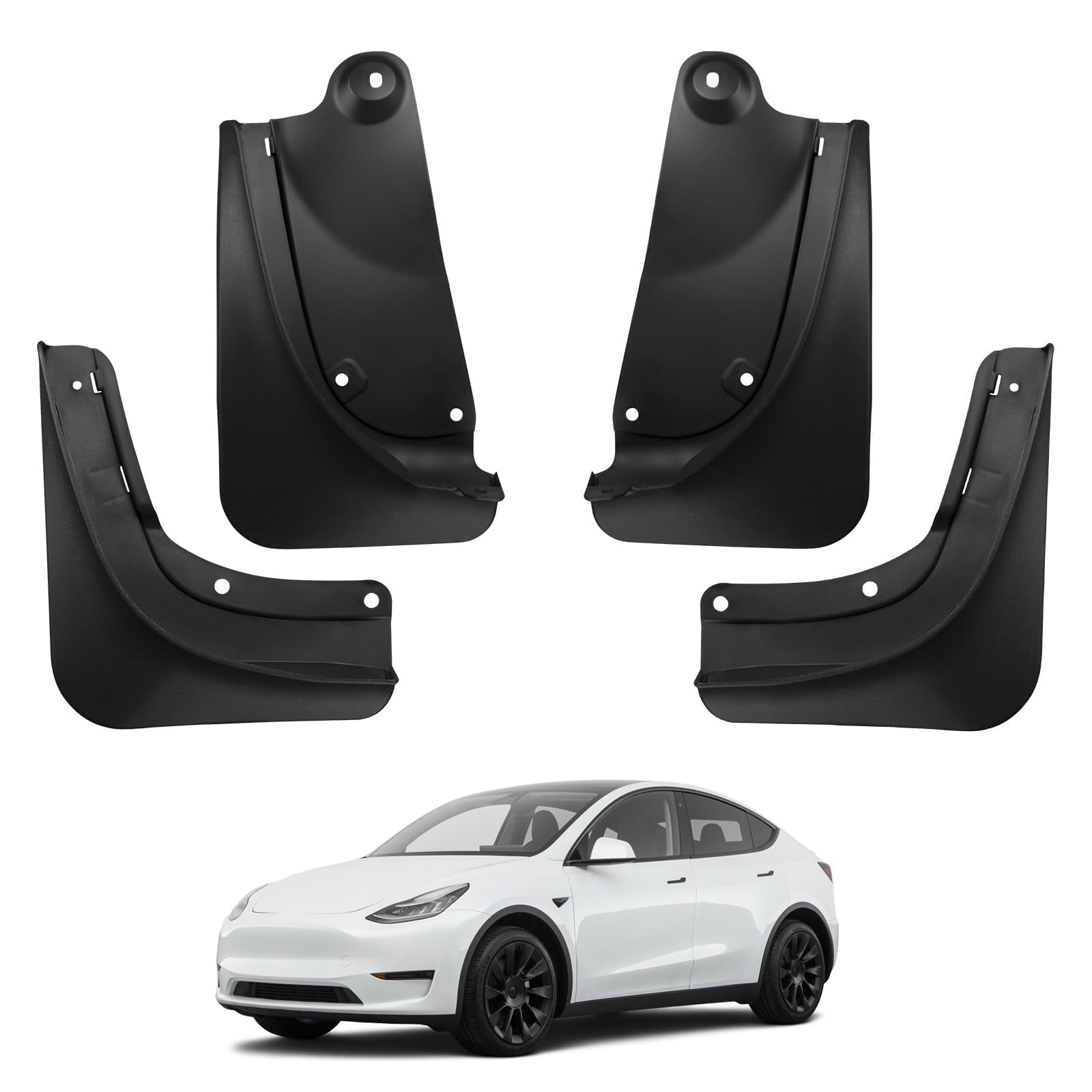 BASENOR 2025 Upgraded Tesla Model Y Mud Flaps Splash Guards Vehicle