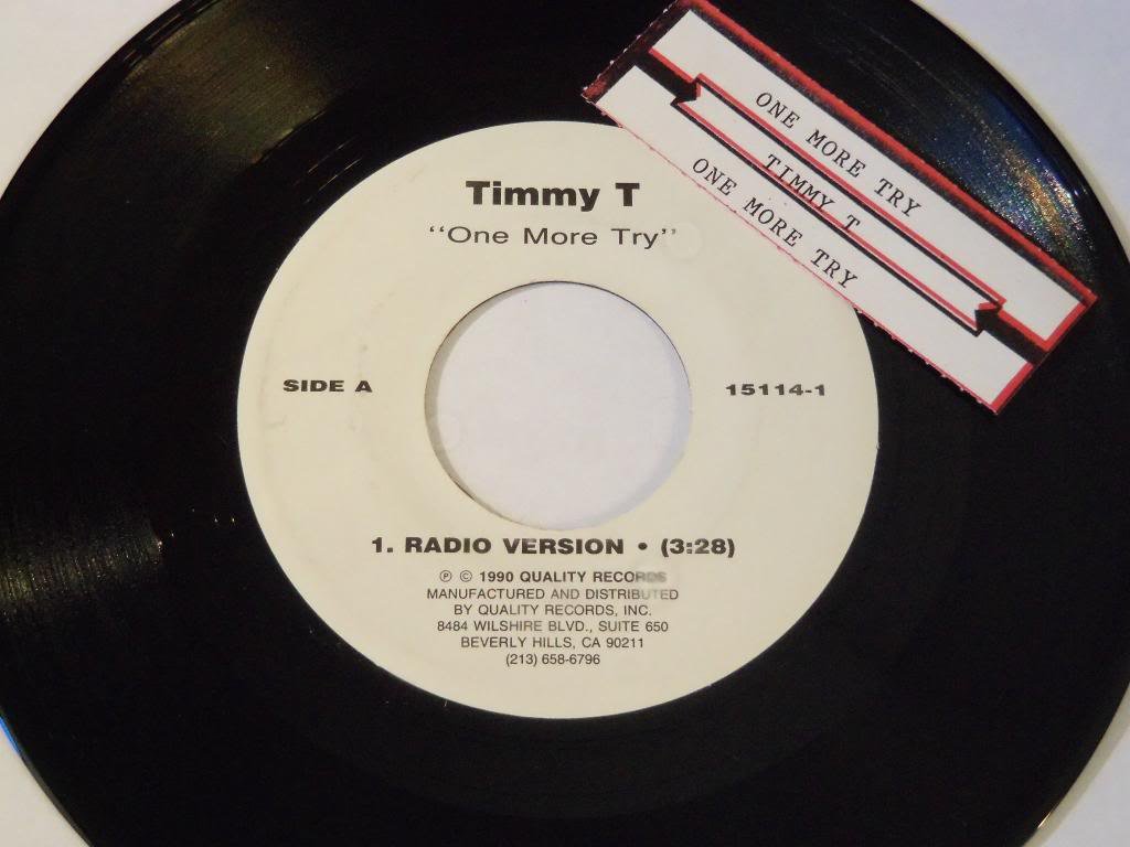 Timmy T - One More Try (Radio Version) / Original Version 7" 45 ...