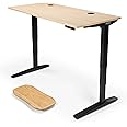 Amazon.com: Uplift Desk V2 2-Leg Maple Laminate Wood Standing Desk ...