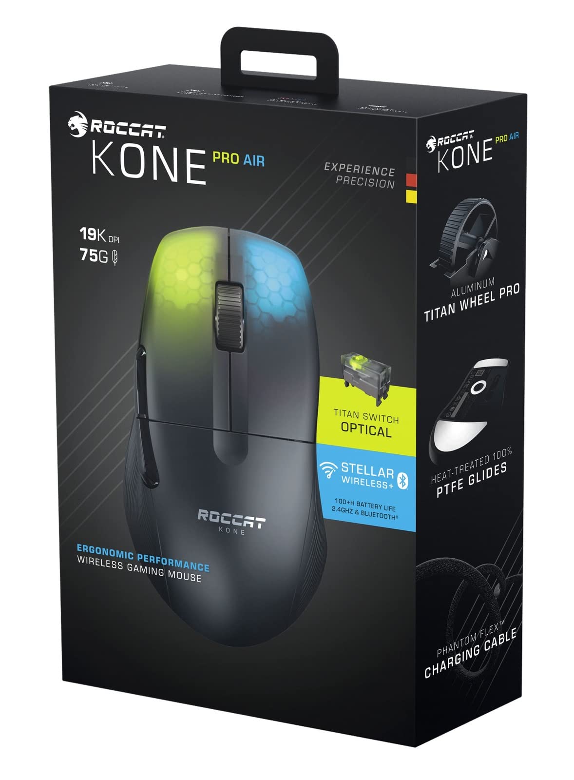 Mua ROCCAT Kone Pro Air Gaming PC Wireless Mouse, Bluetooth Ergonomic ...