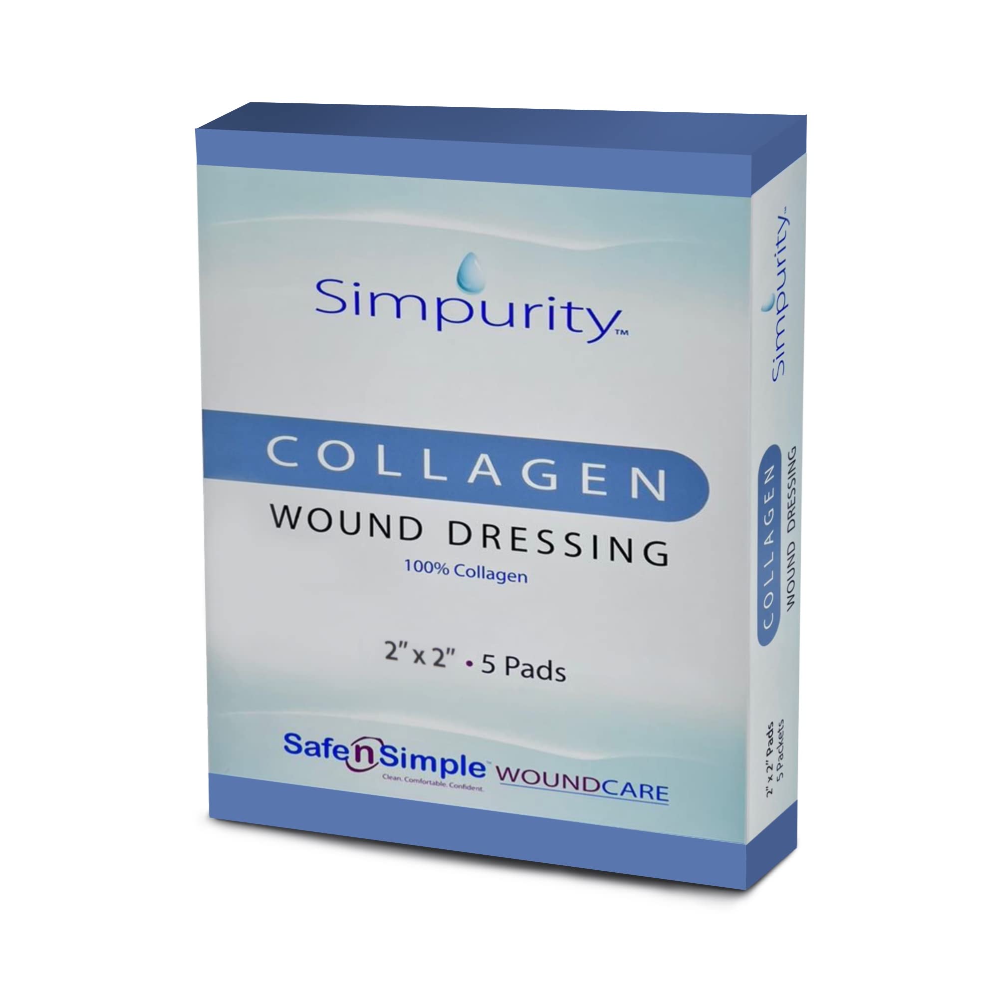 Mua Simpurity Collagen Dressing Pads - 2" x 2" 5 Count Collagen Pads ...
