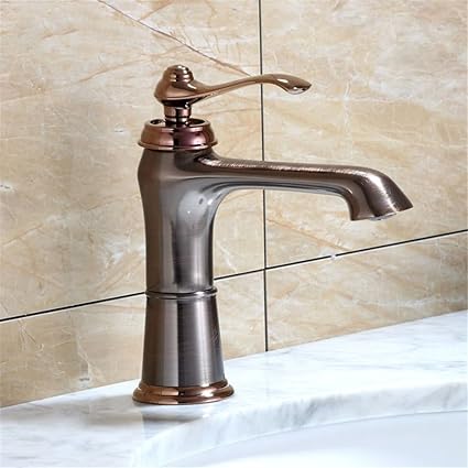 brown kitchen mixer tap
