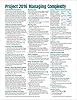Microsoft Project 2016 Quick Reference Guide Managing Complexity - Windows Version (Cheat Sheet ...