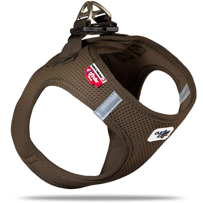 Curli Vest Air-Mesh Harness for Dog, 2X-Small, Brown: Amazon.co.uk: Pet ...