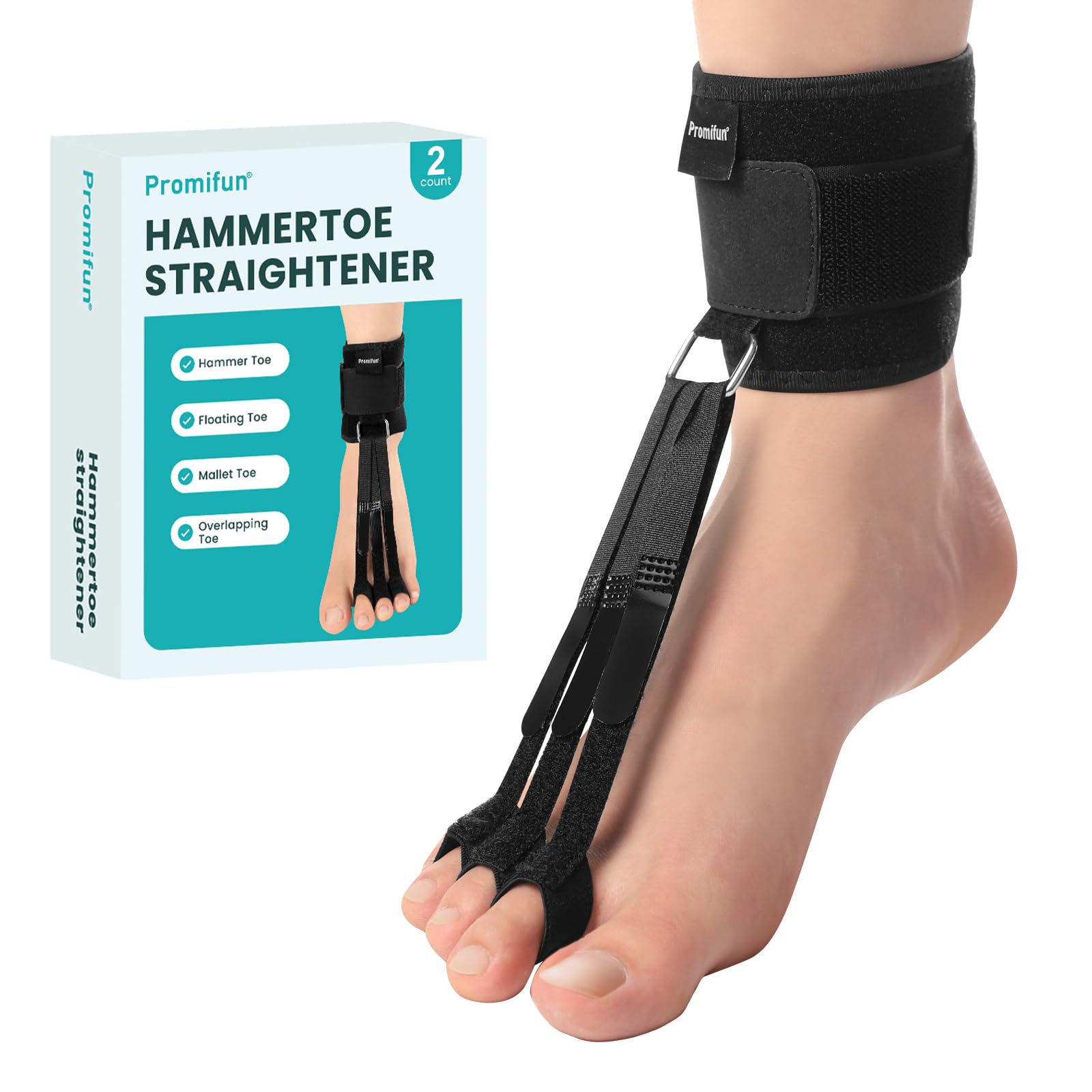 Promifun Hammer Toe Straightener Corrector for Women, Hammer Toe ...