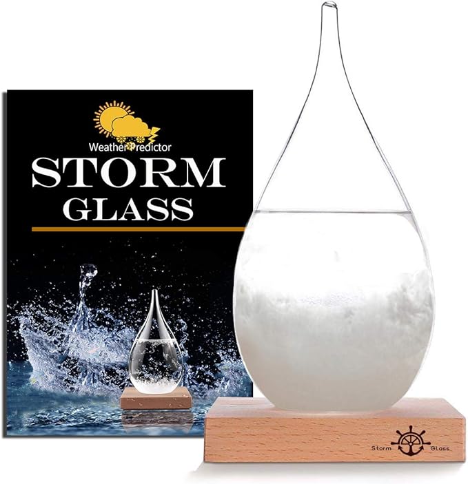 Amazon.com: Storm Glass Weather Station Old Captain FitzRoy's Storm ...