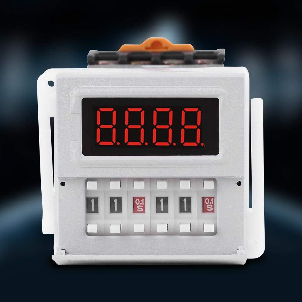 Time Delay Relay, AC/DC 24-240V ZYS48-S Timer Switch Cycle Relay ...
